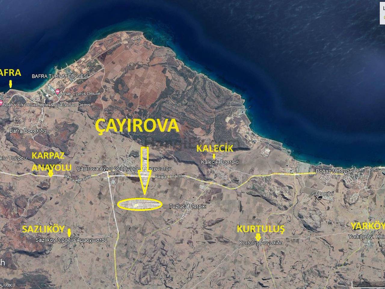 Iskele Çayirova Region Agricultural Land Closed To Development ...