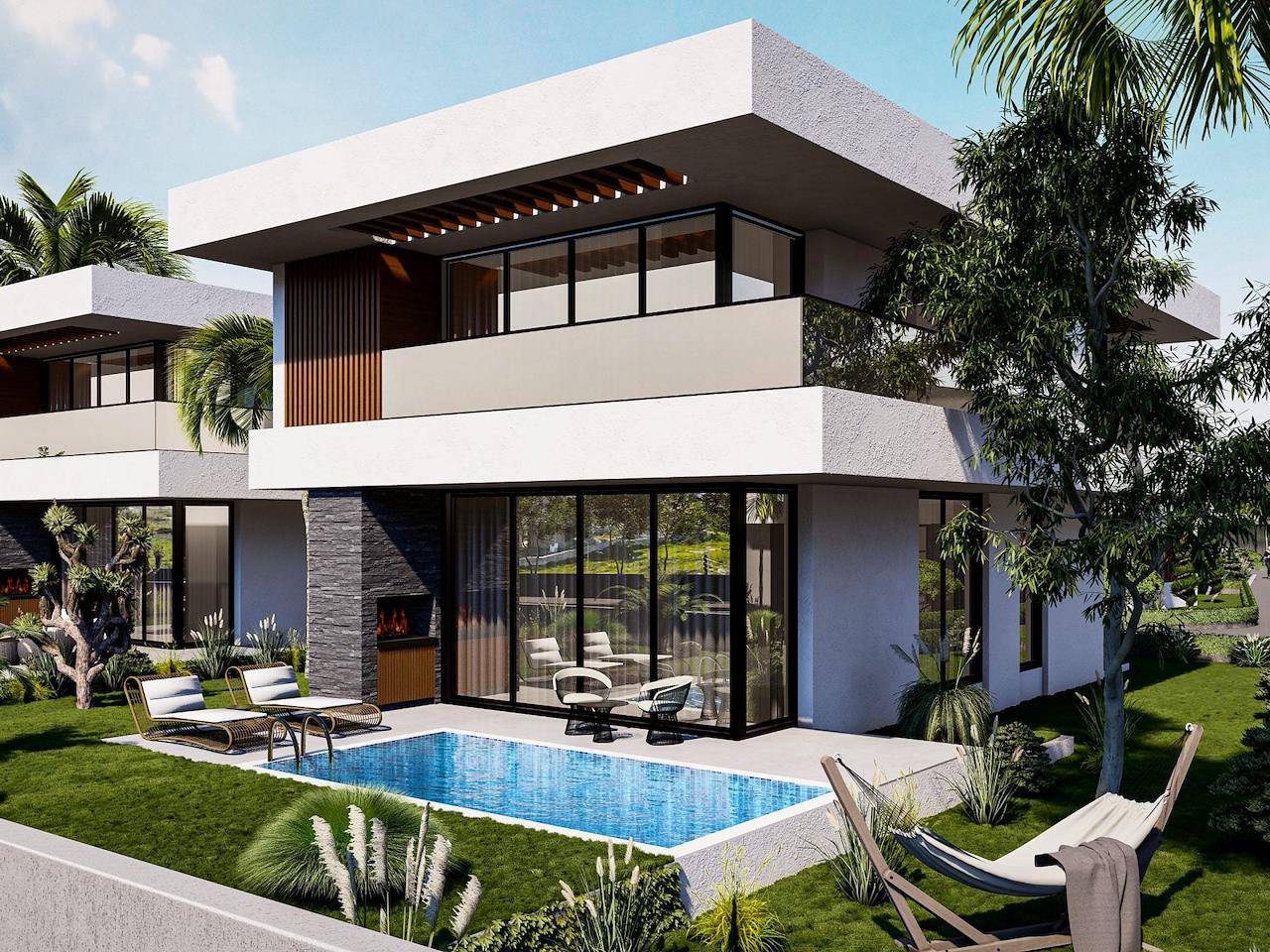 3 Bedroom Semi-Detached Villas Available For Sale In Iskele, Bogaz ...